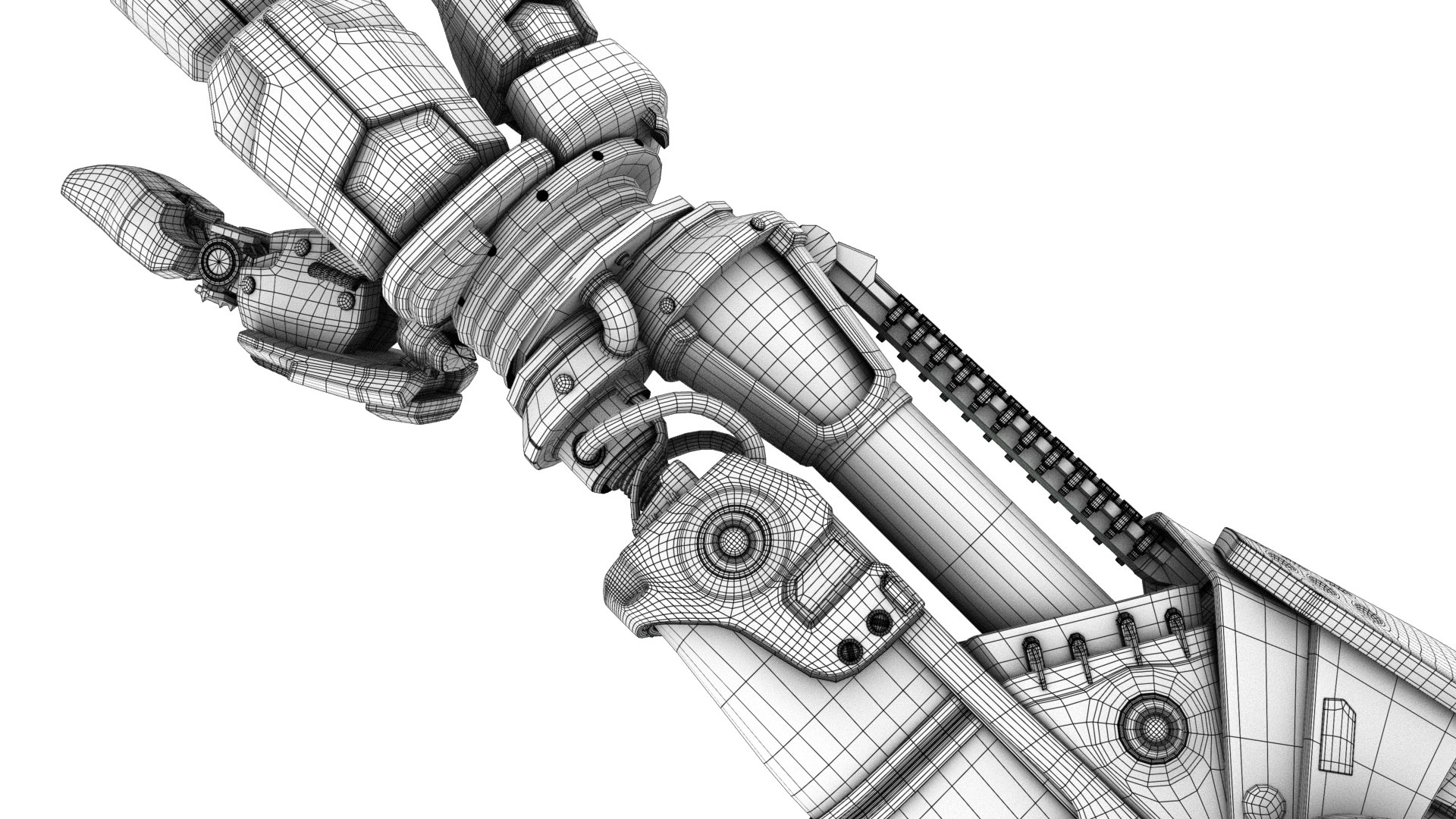 Robot Hand 3D Model - TurboSquid 1376926
