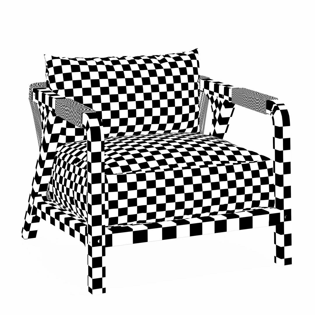 3D Model Tuci Outdoor Occasional Chair - TurboSquid 1966749