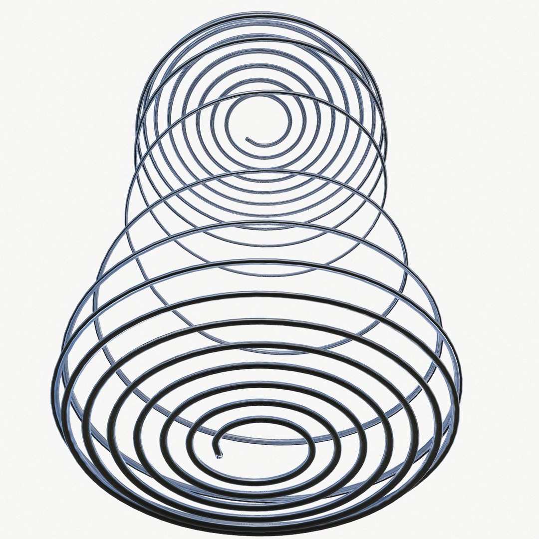 3D Metal Spiral Spring - TurboSquid 1410685
