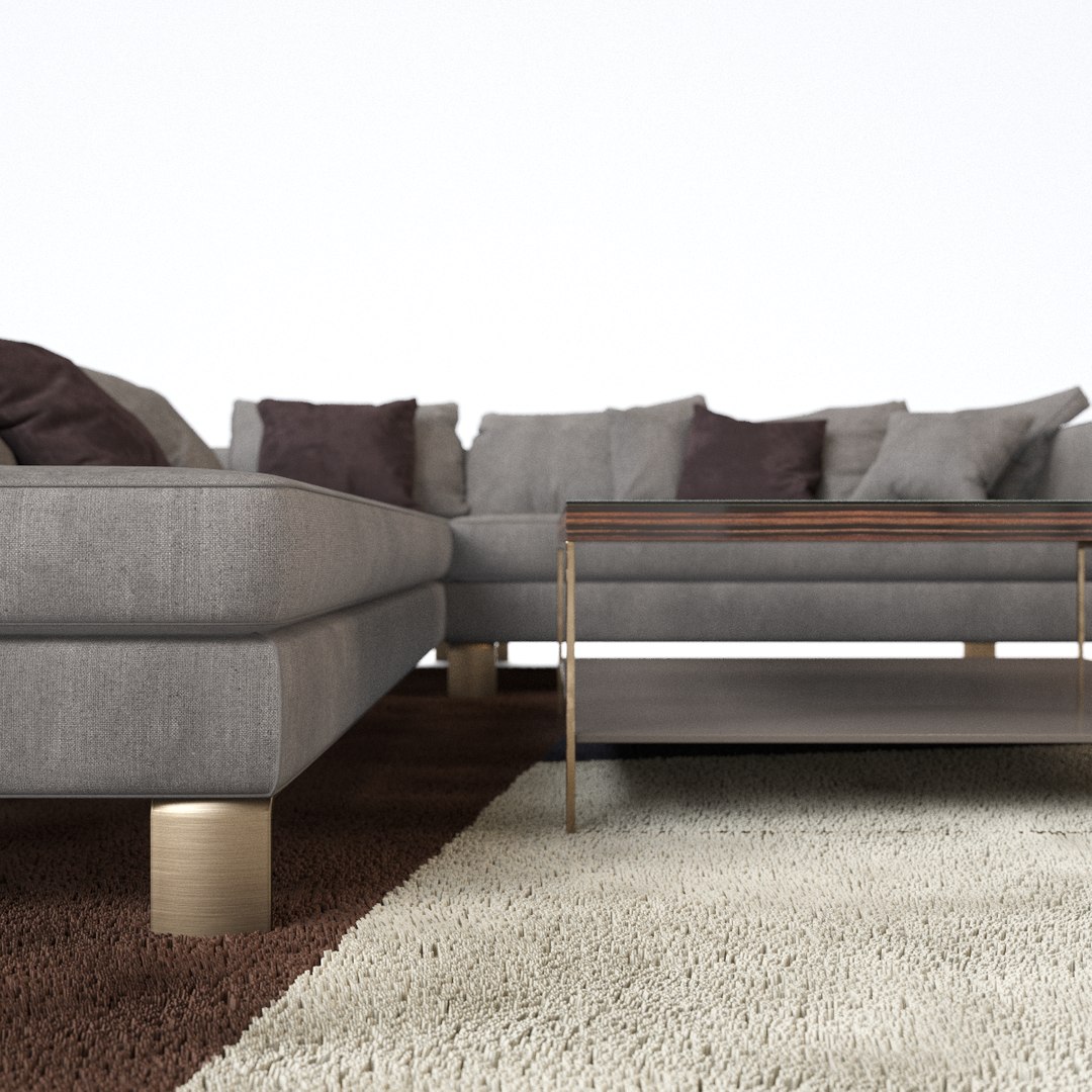 Minotti Pollock Composition 01 3D Model - TurboSquid 1165086