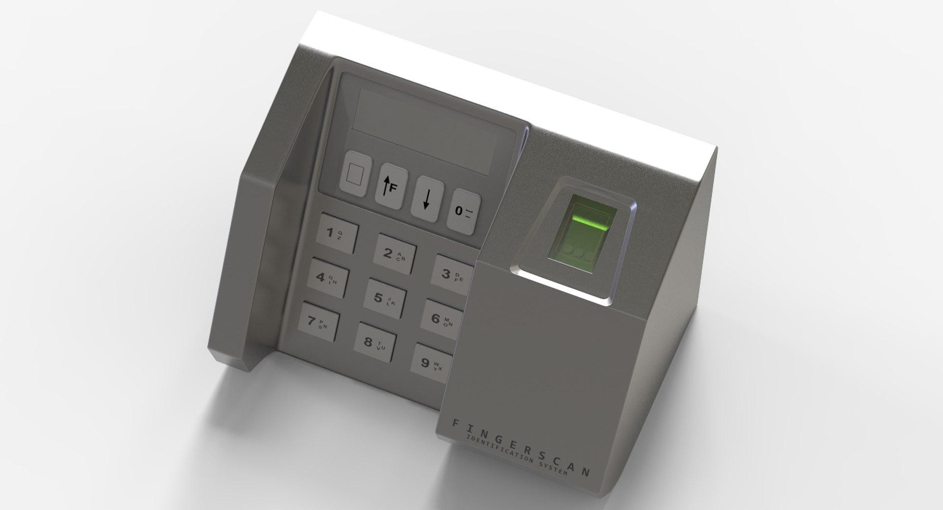 Biometric Finger Reader 3D Model - TurboSquid 1300327