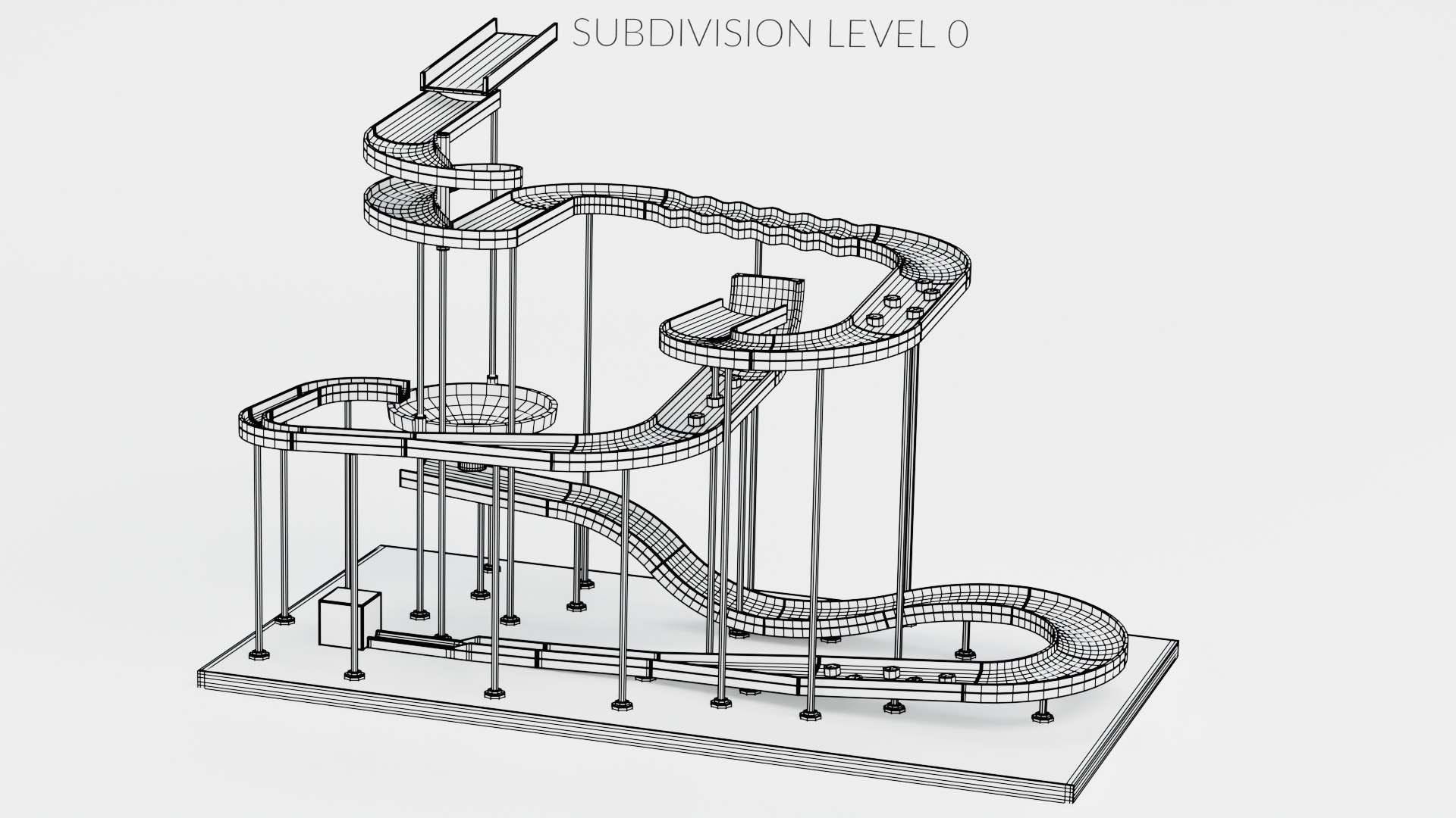 Marble Run Track 3D - TurboSquid 2380572