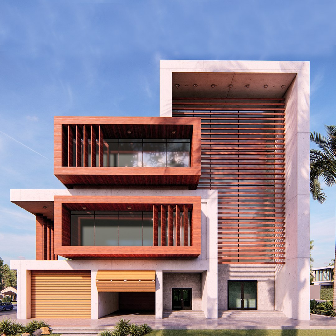Modern building 23 3D - TurboSquid 1786240
