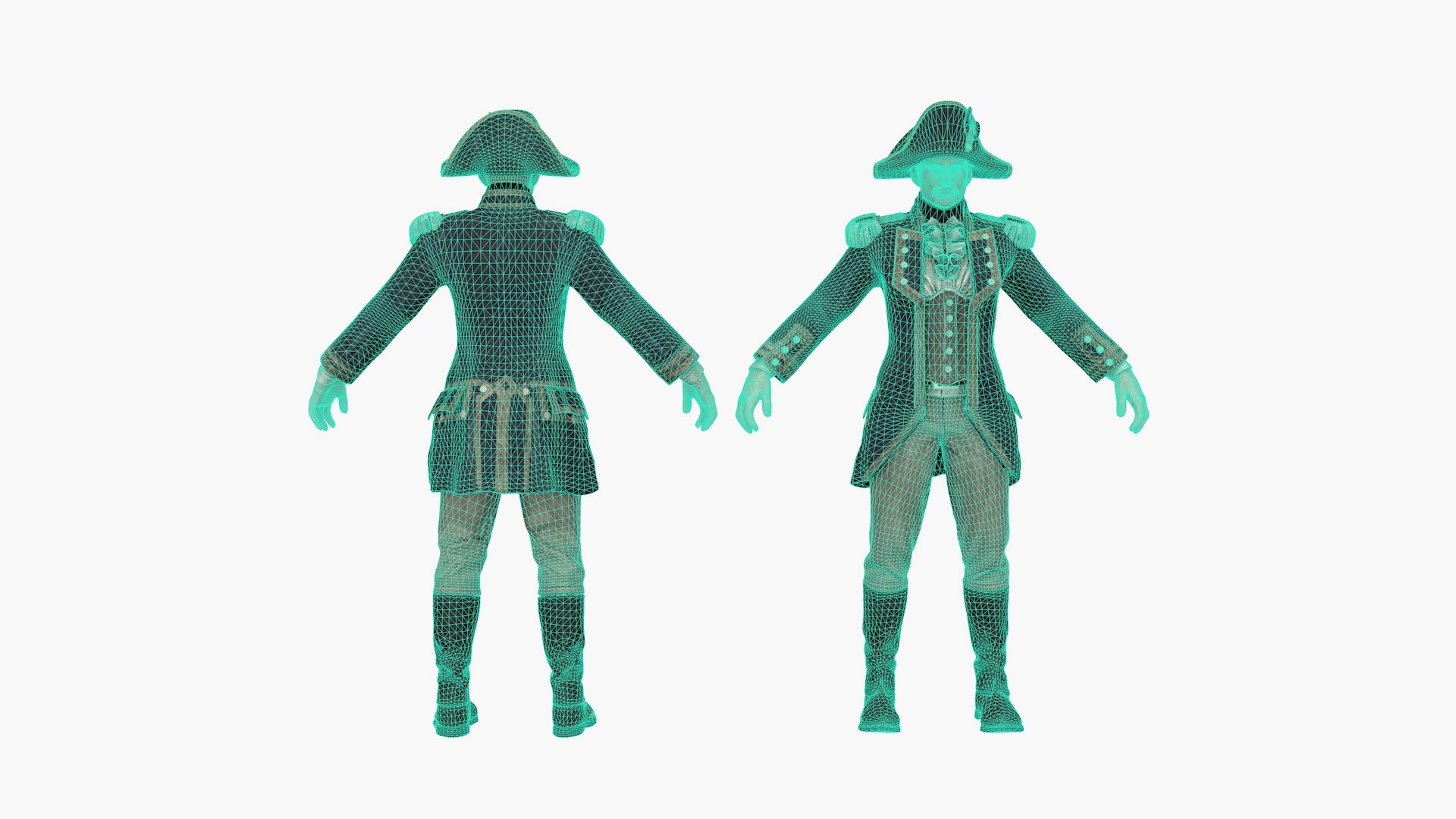 3D model Female Commander - TurboSquid 1838323