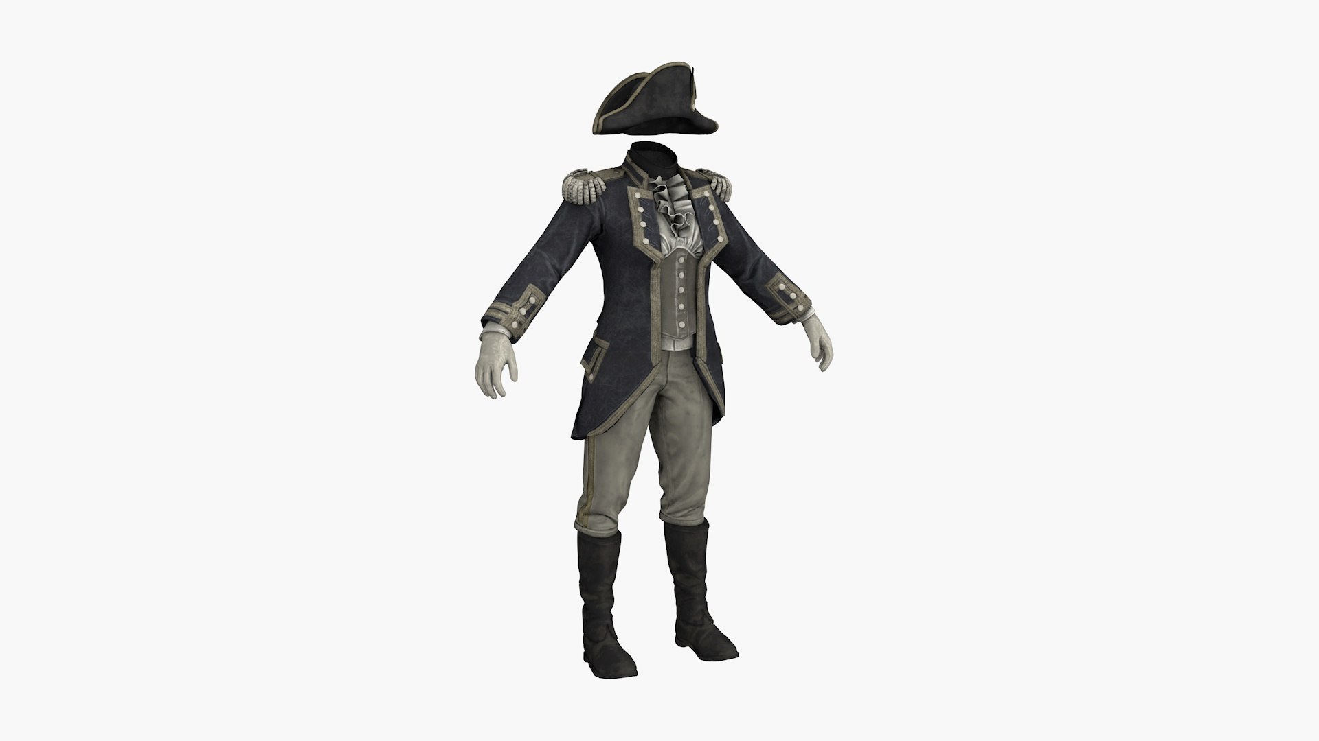 3D model Female Commander - TurboSquid 1838323