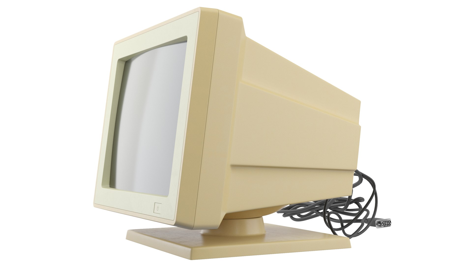 Retro Monitor 3D Model - TurboSquid 2036982