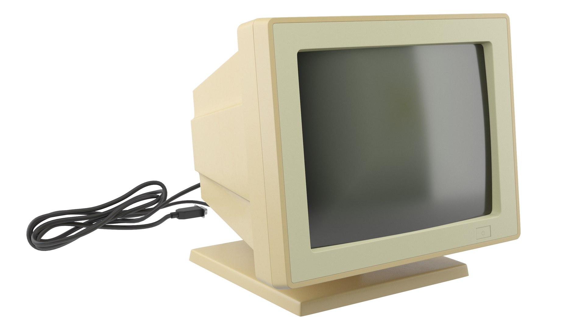 Retro Monitor 3D Model - TurboSquid 2036982