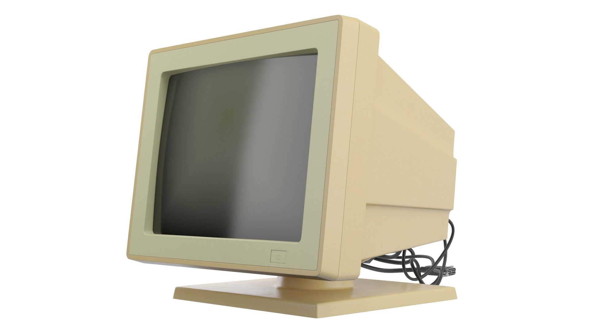 Retro Monitor 3D Model - TurboSquid 2036982