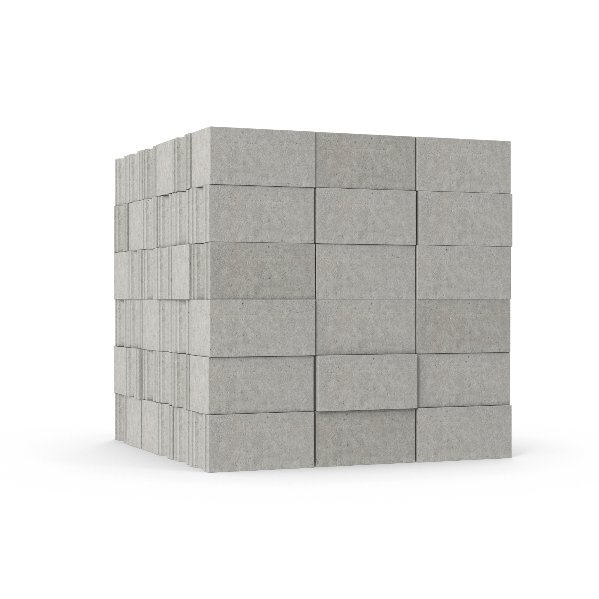 3D Cinder Block Stack - TurboSquid 1989619