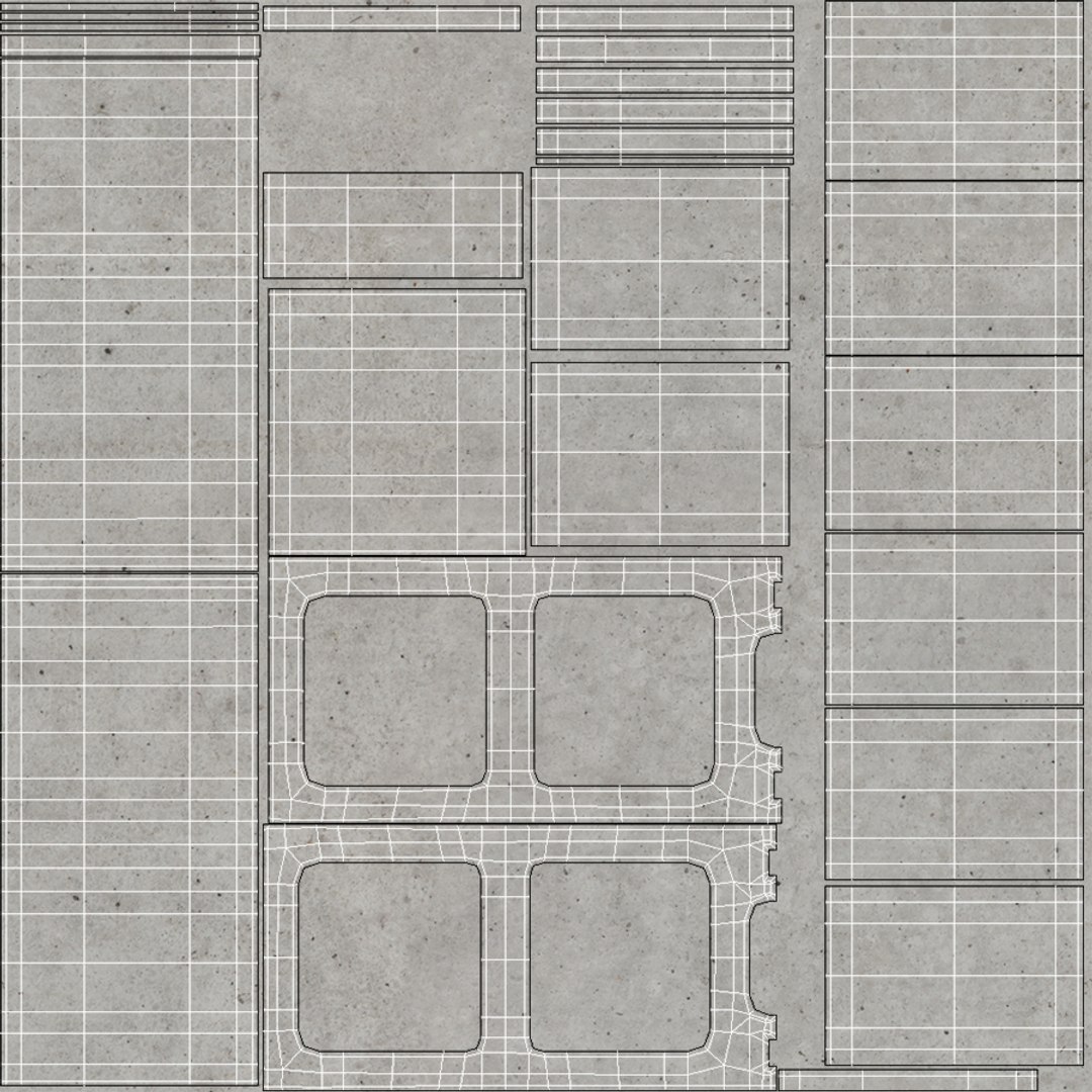 3D Cinder Blocks Stack - TurboSquid 1989619