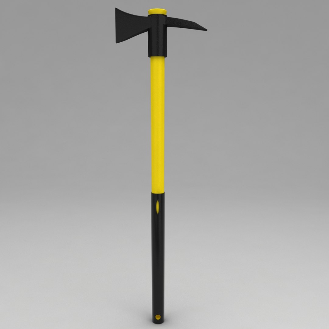 3d max cultivating modern cutter mattock