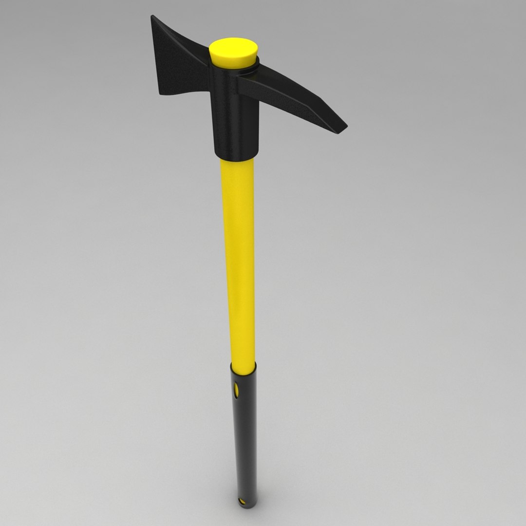 3d max cultivating modern cutter mattock