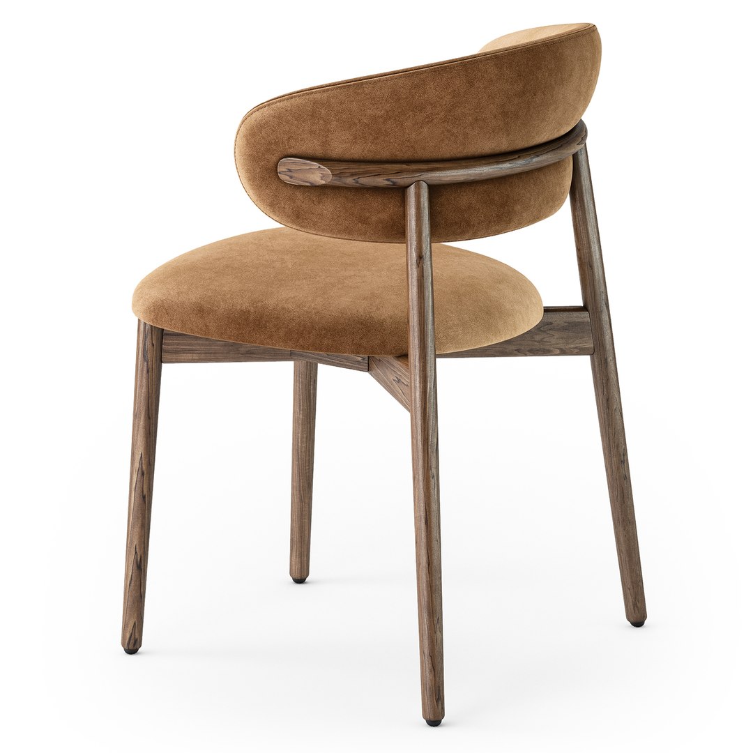Calligaris Oleandro Wood Chair 3D - TurboSquid 1849021
