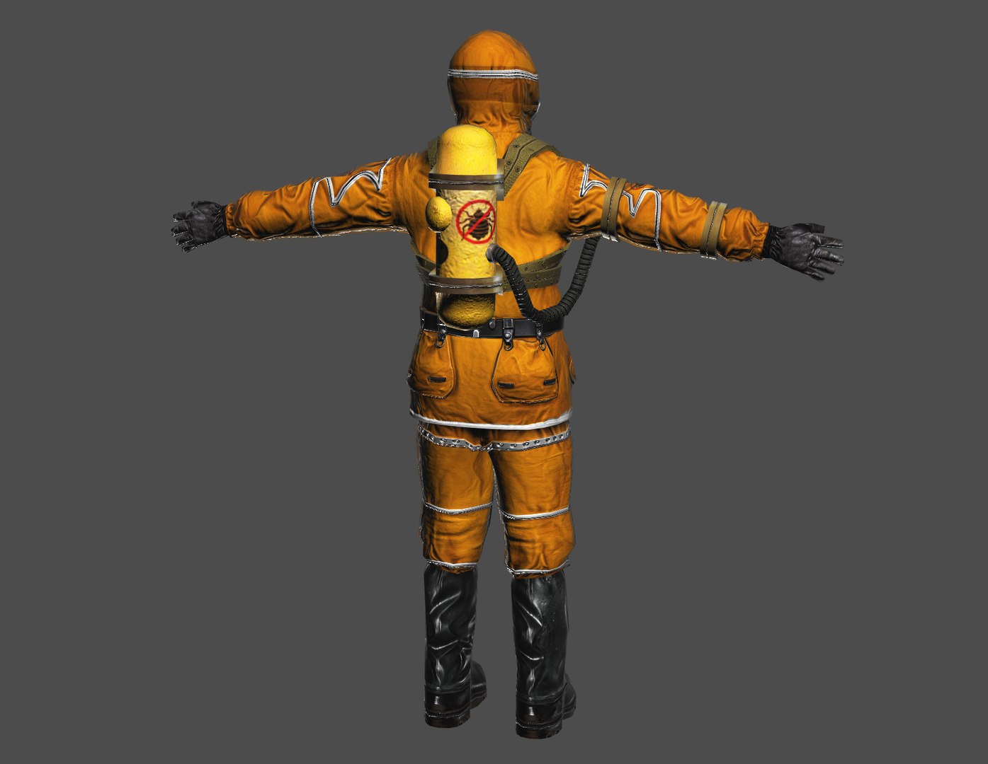 3d Exterminator Character Model