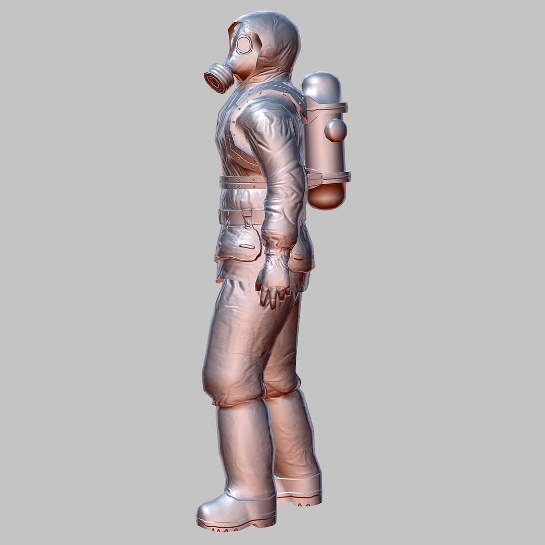 3d Exterminator Character Model