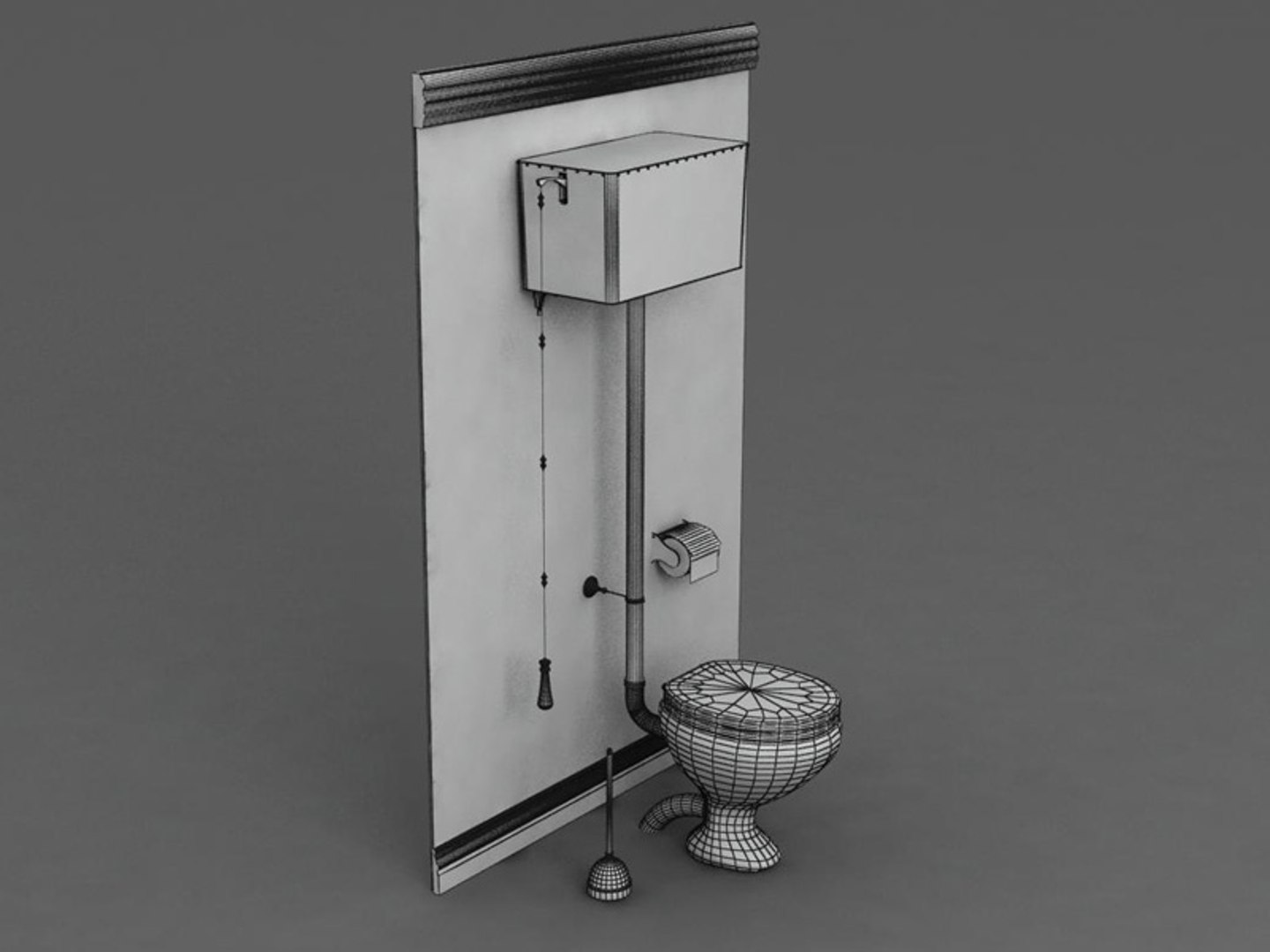 Toilet 3d Model