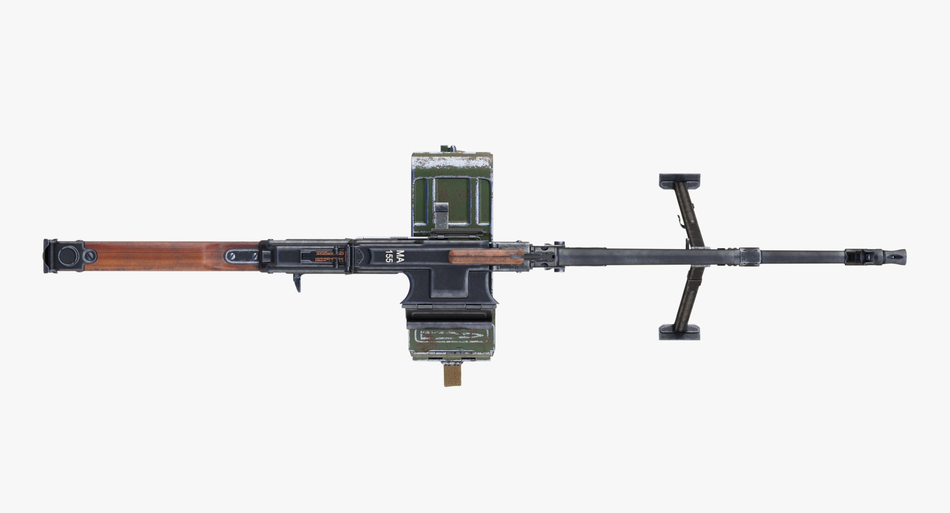 Pkm machine gun model - TurboSquid 1249319