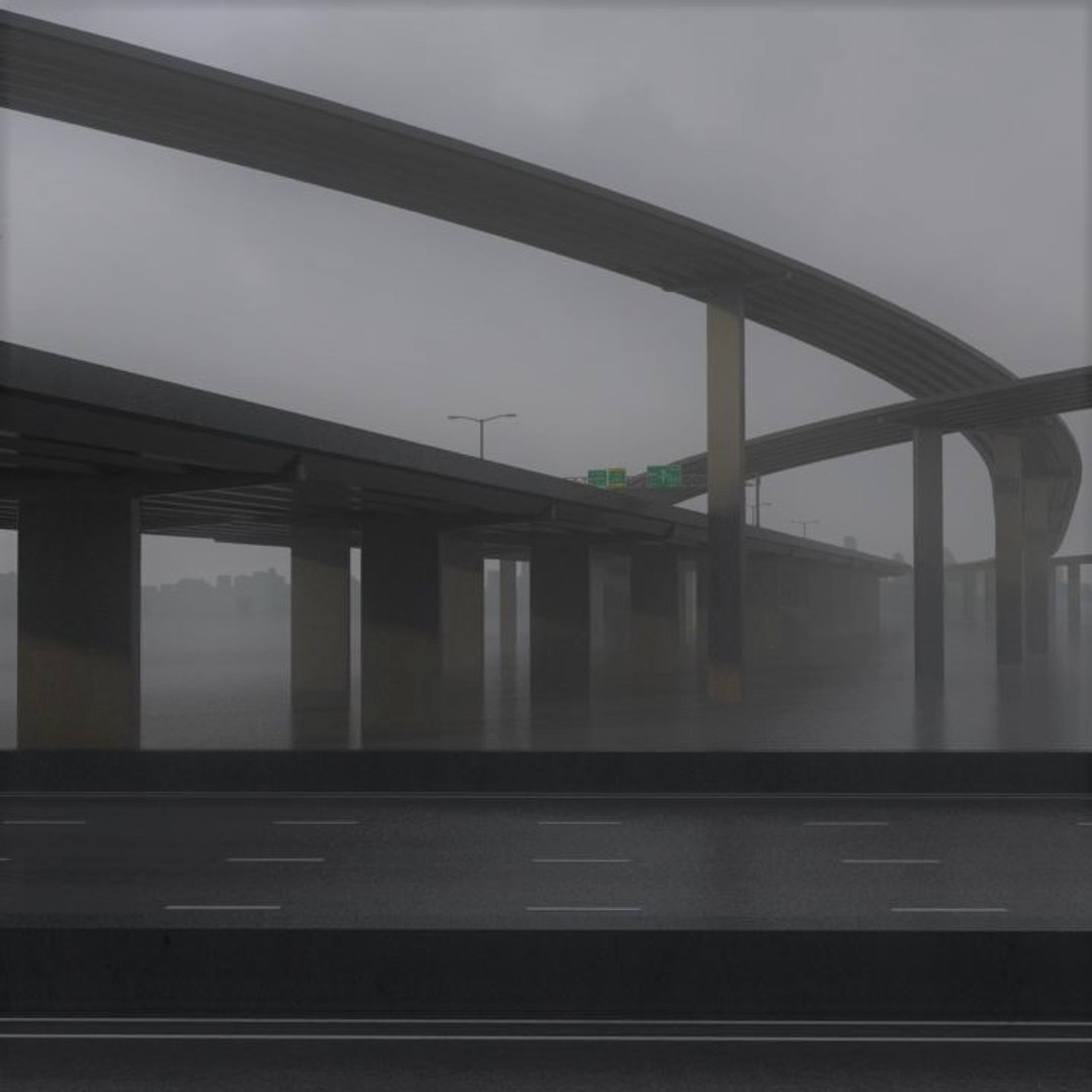 3D Model Freeway Roads Street - TurboSquid 1339731