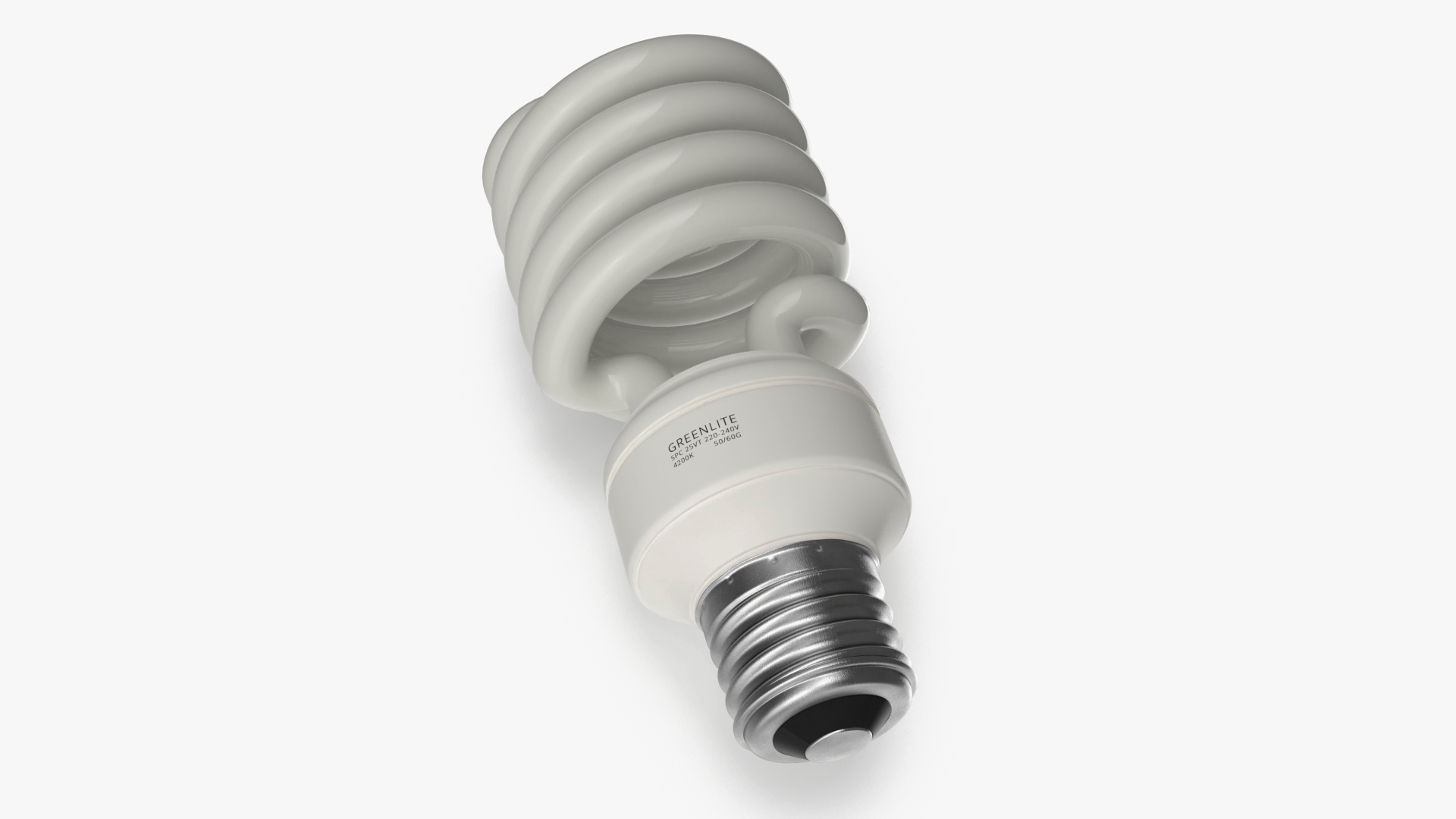 Twist Fluorescent Light Bulb 3D Model - TurboSquid 2145516