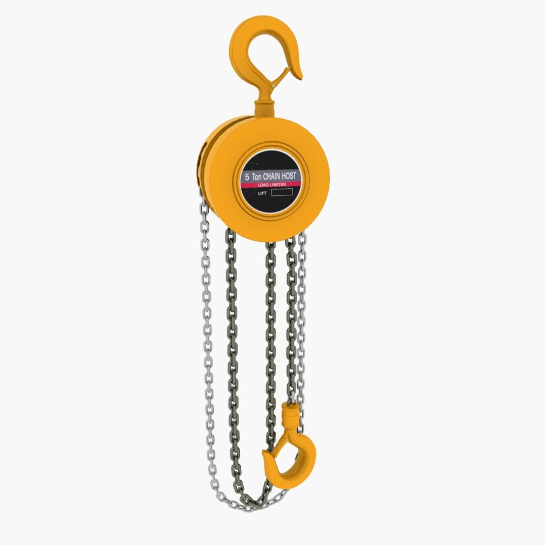 Hand Chain Hoist 3d Model