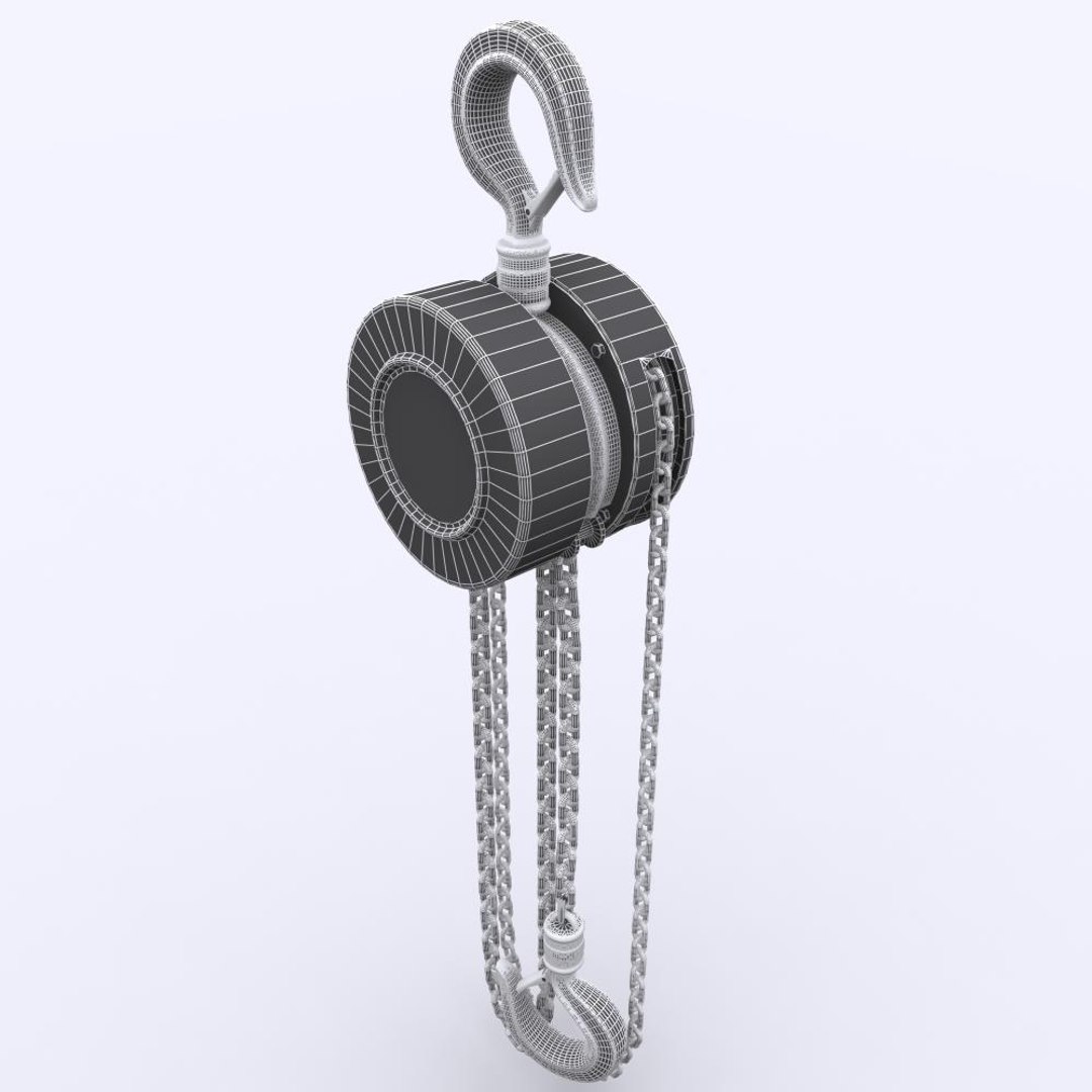 Hand Chain Hoist 3d Model