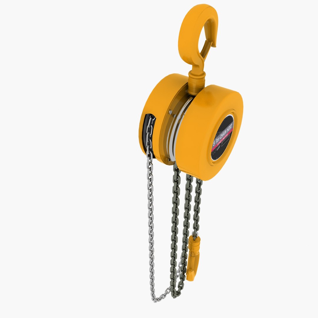 Hand Chain Hoist 3d Model