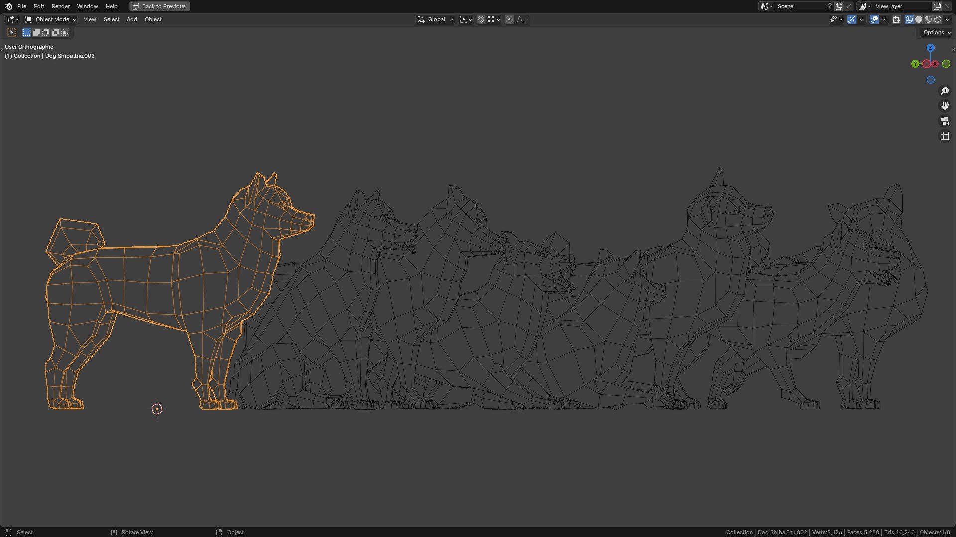 Low Poly Shiba Inu Dog Pack 3D Model - TurboSquid 2184880