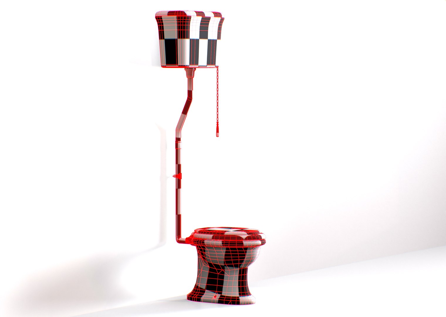 Old Horror Toilet 3D Model - TurboSquid 2260276