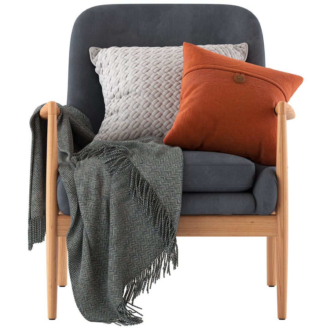 Temple And Webster Lucas Armchair 3D Model - TurboSquid 2182887