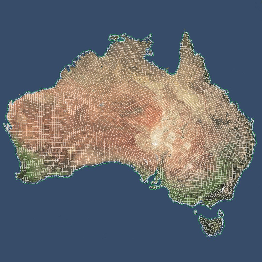 3D australia continent - TurboSquid 1377307