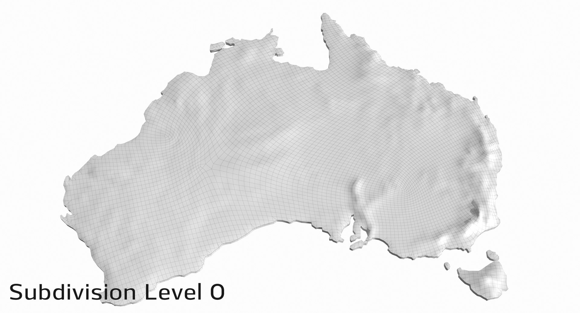 3D australia continent - TurboSquid 1377307