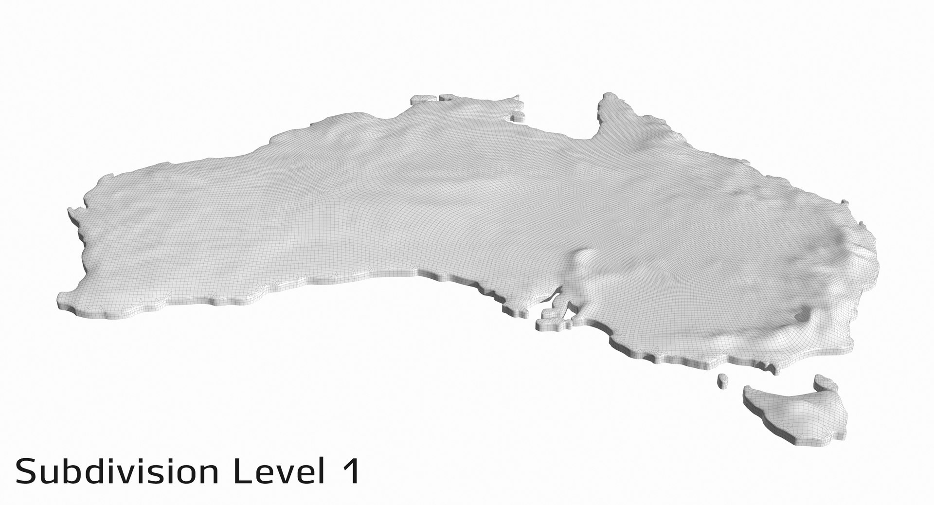 3D australia continent - TurboSquid 1377307