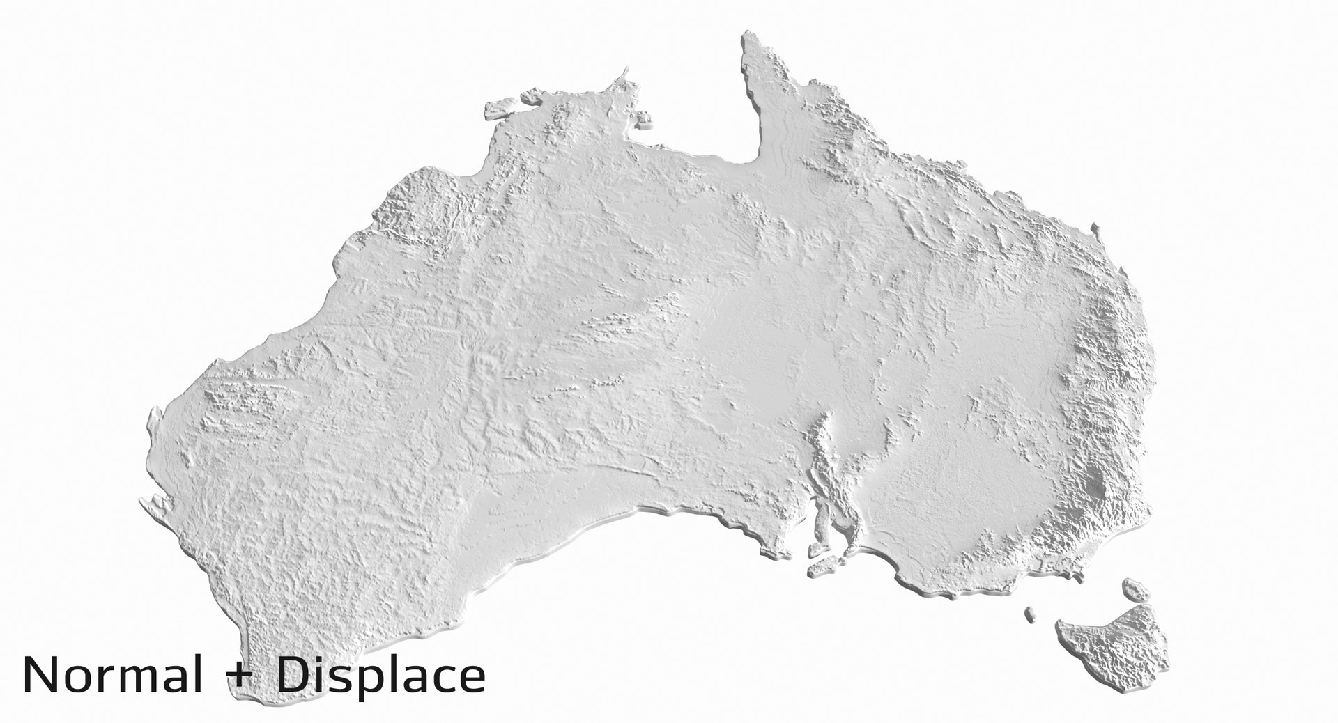 3D australia continent - TurboSquid 1377307