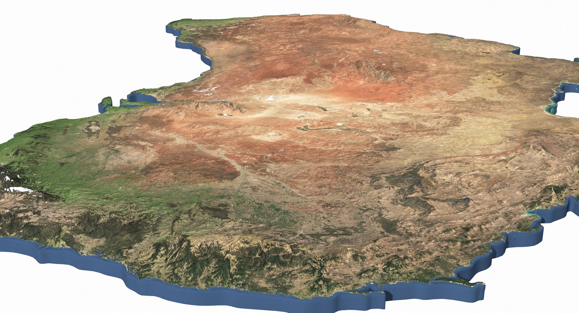 3D australia continent - TurboSquid 1377307