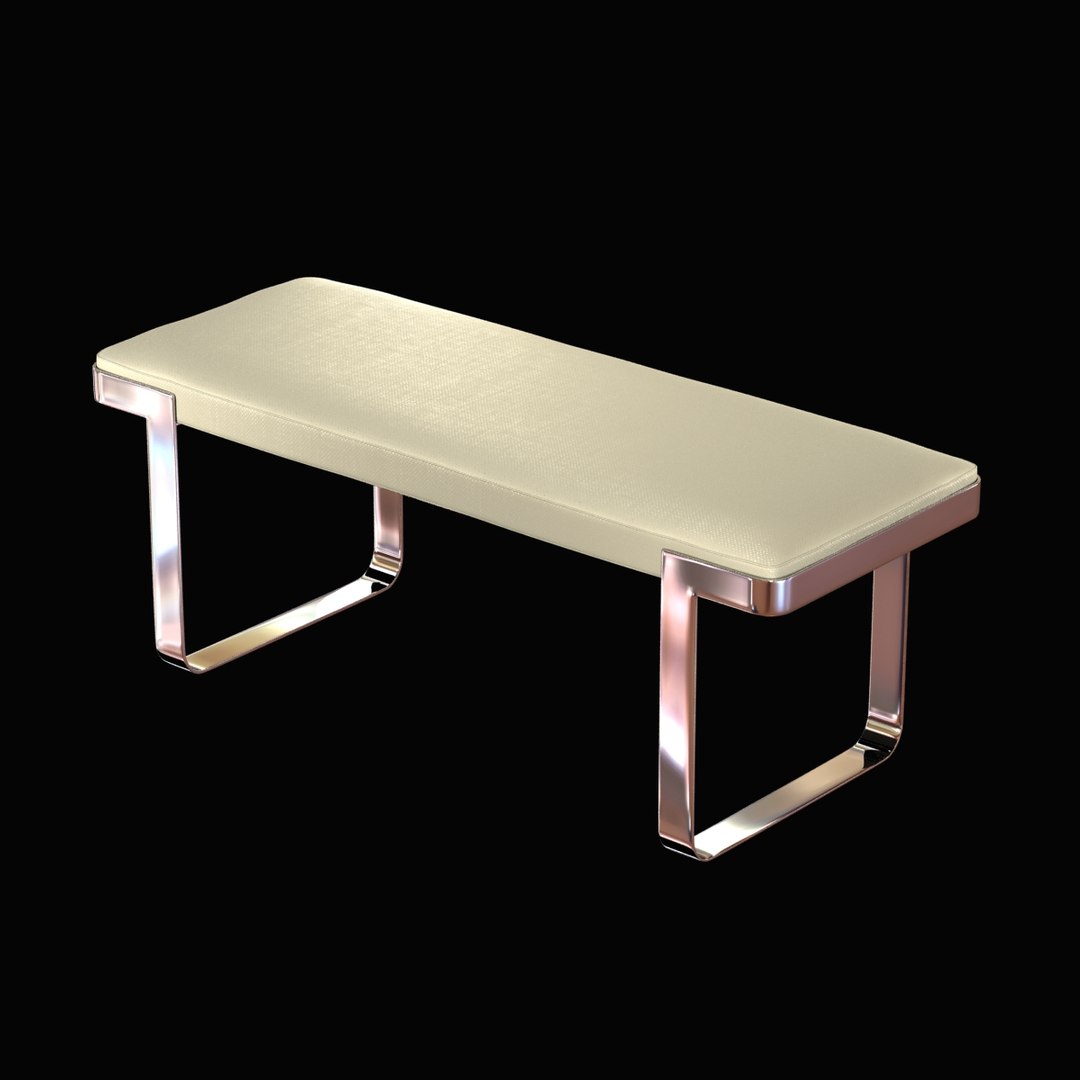 3d Bench Chic Milo Baughman