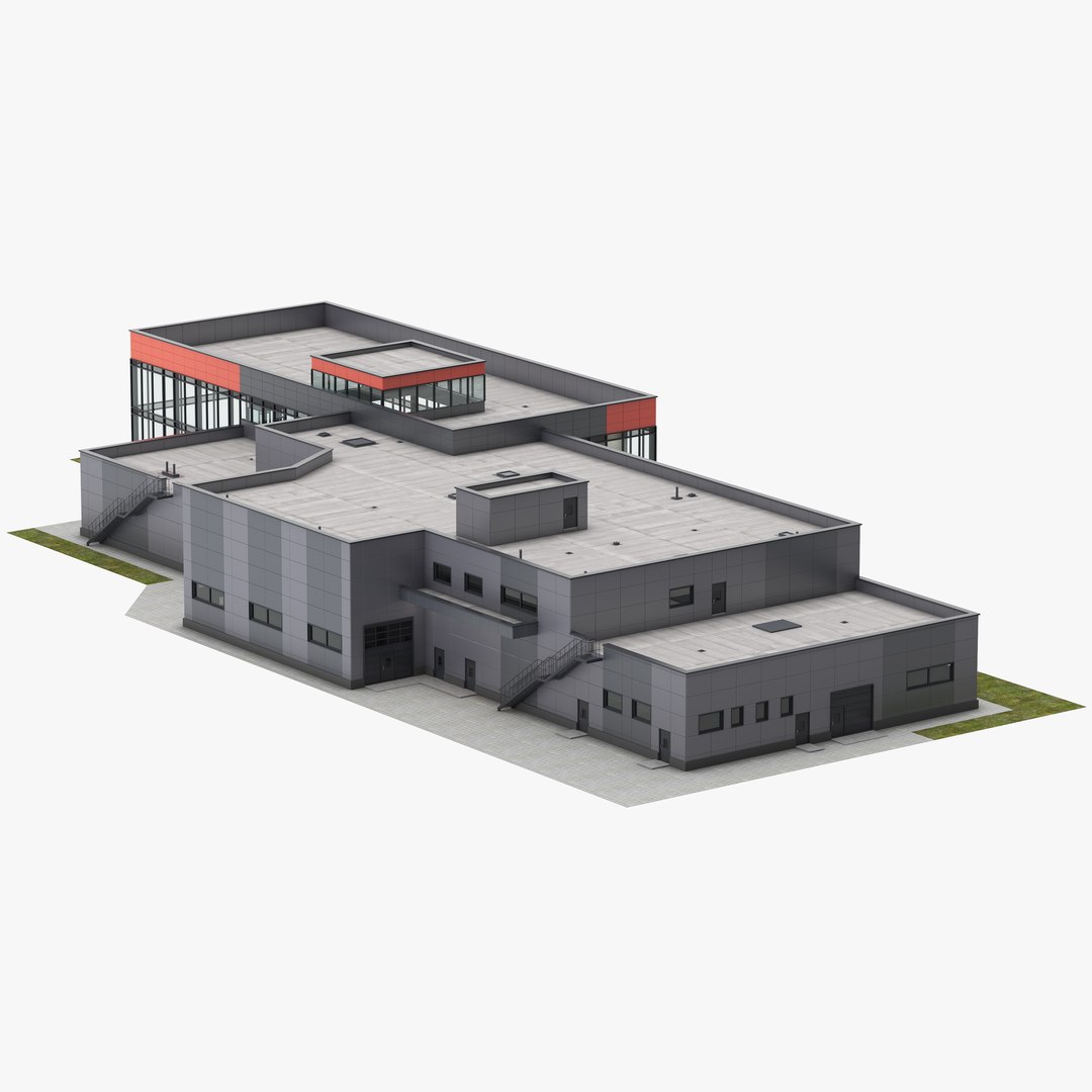 Car Dealership Building 3D Model - TurboSquid 1452002