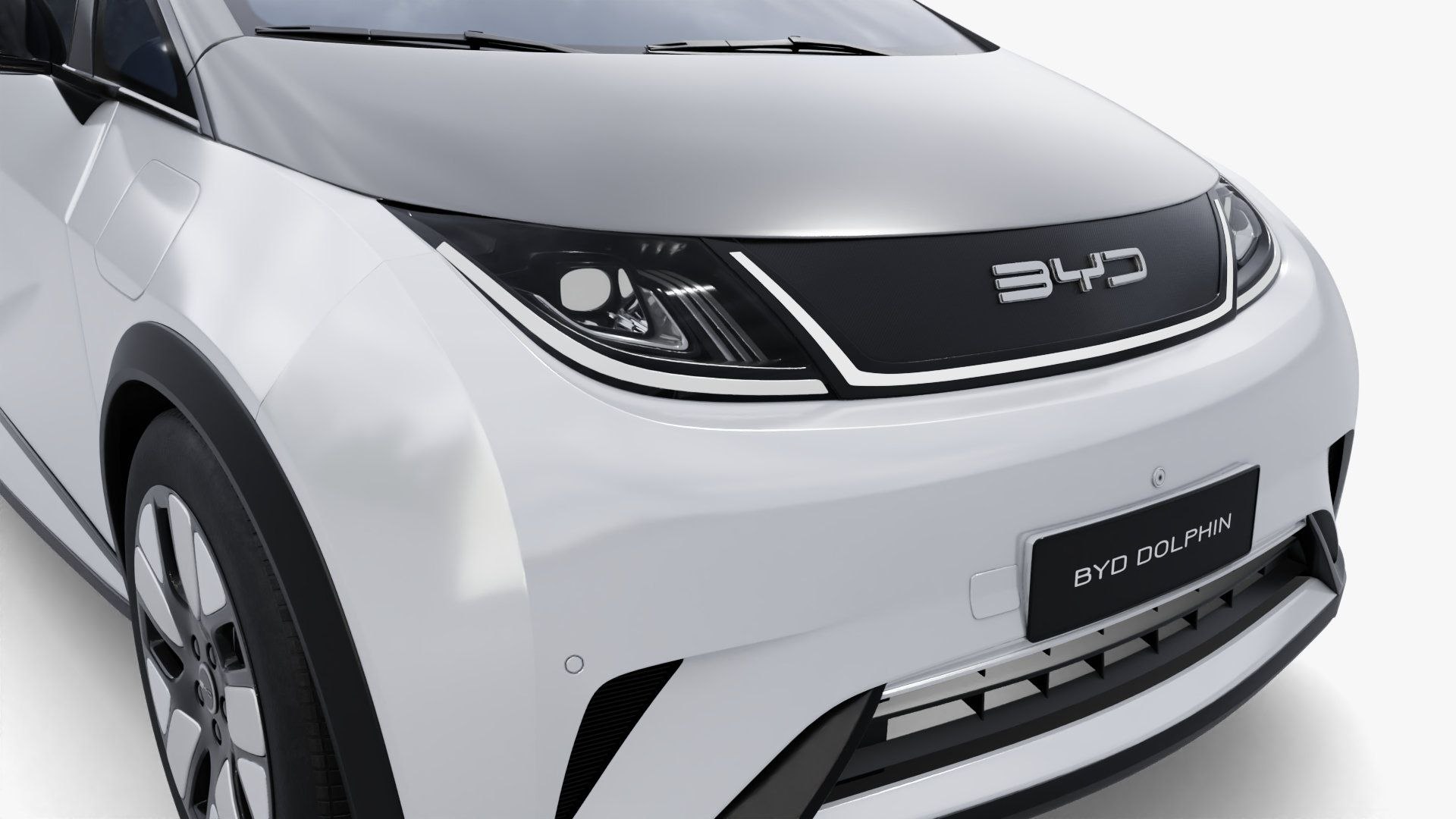 3D BYD Dolphin EV 2023 Ski White - TurboSquid 2407717