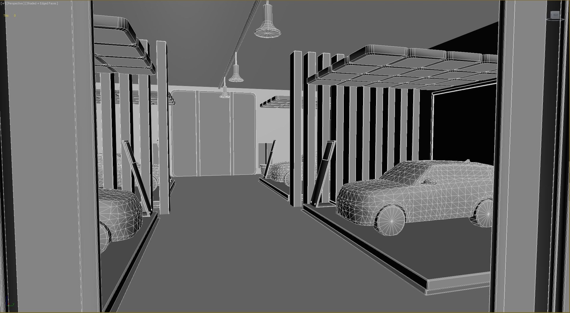 Neon Garage Showroom 3D - TurboSquid 1952478