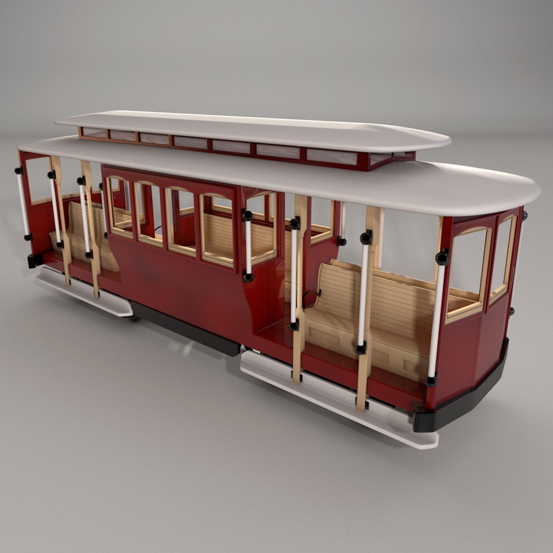 3ds max 2 cable car