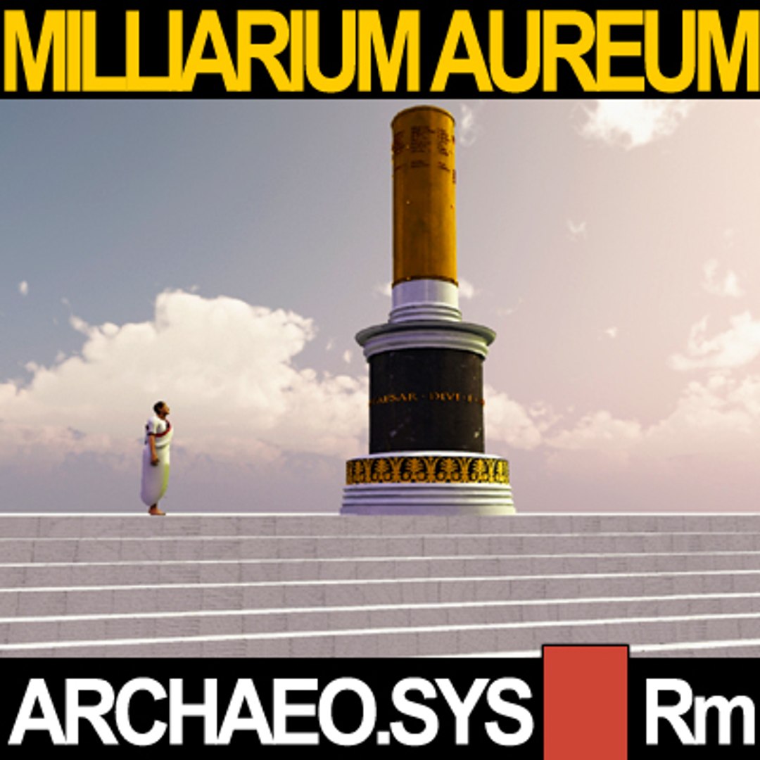 3ds max scientifically roman milliarium aureum