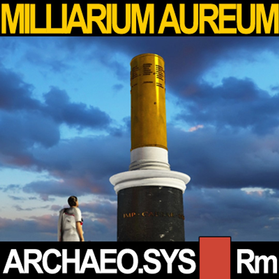 3ds max scientifically roman milliarium aureum