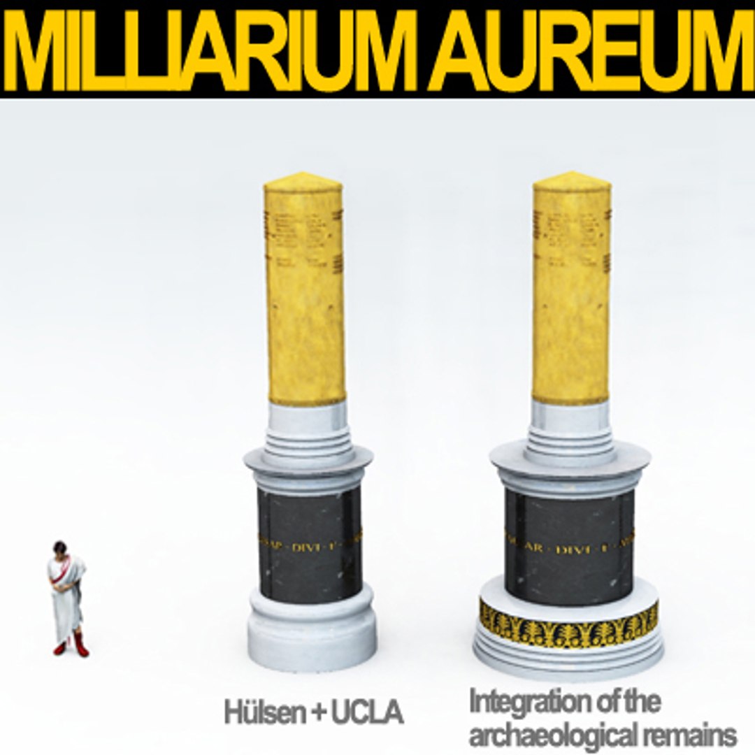 3ds max scientifically roman milliarium aureum