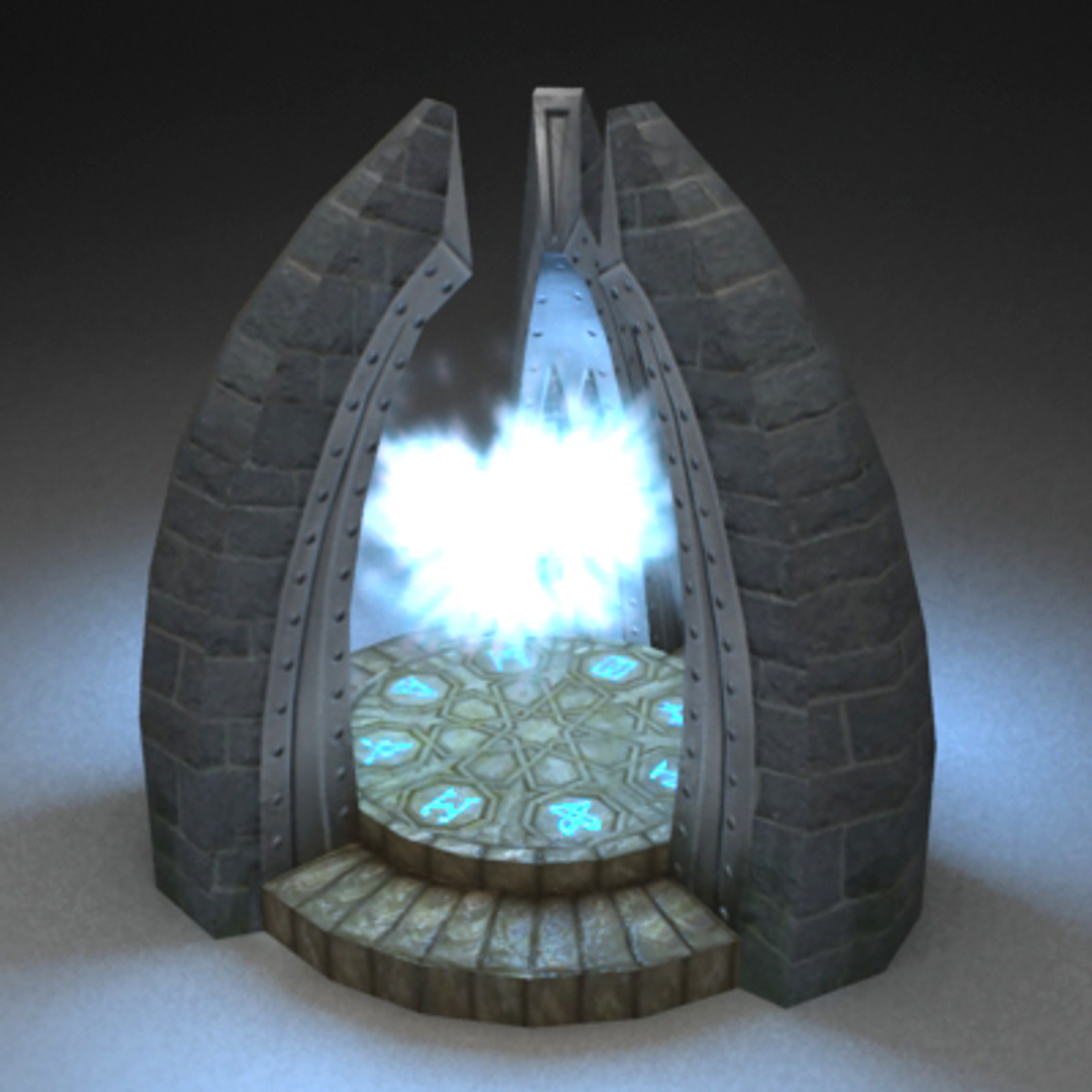 fantasy portal 3d model