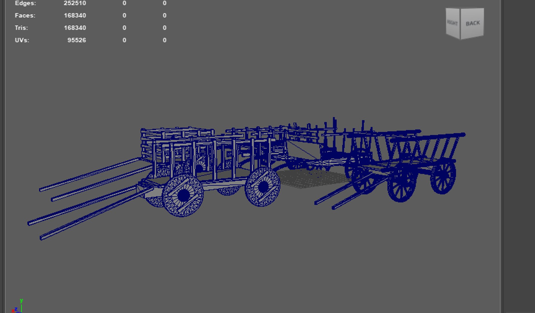 3D Old Wooden Carts 3D Model - TurboSquid 2398913