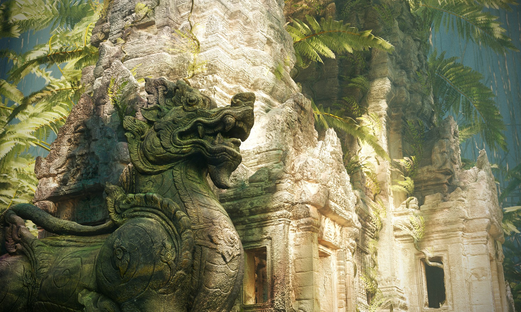 Jungle Temple 3D Model - TurboSquid 1952203