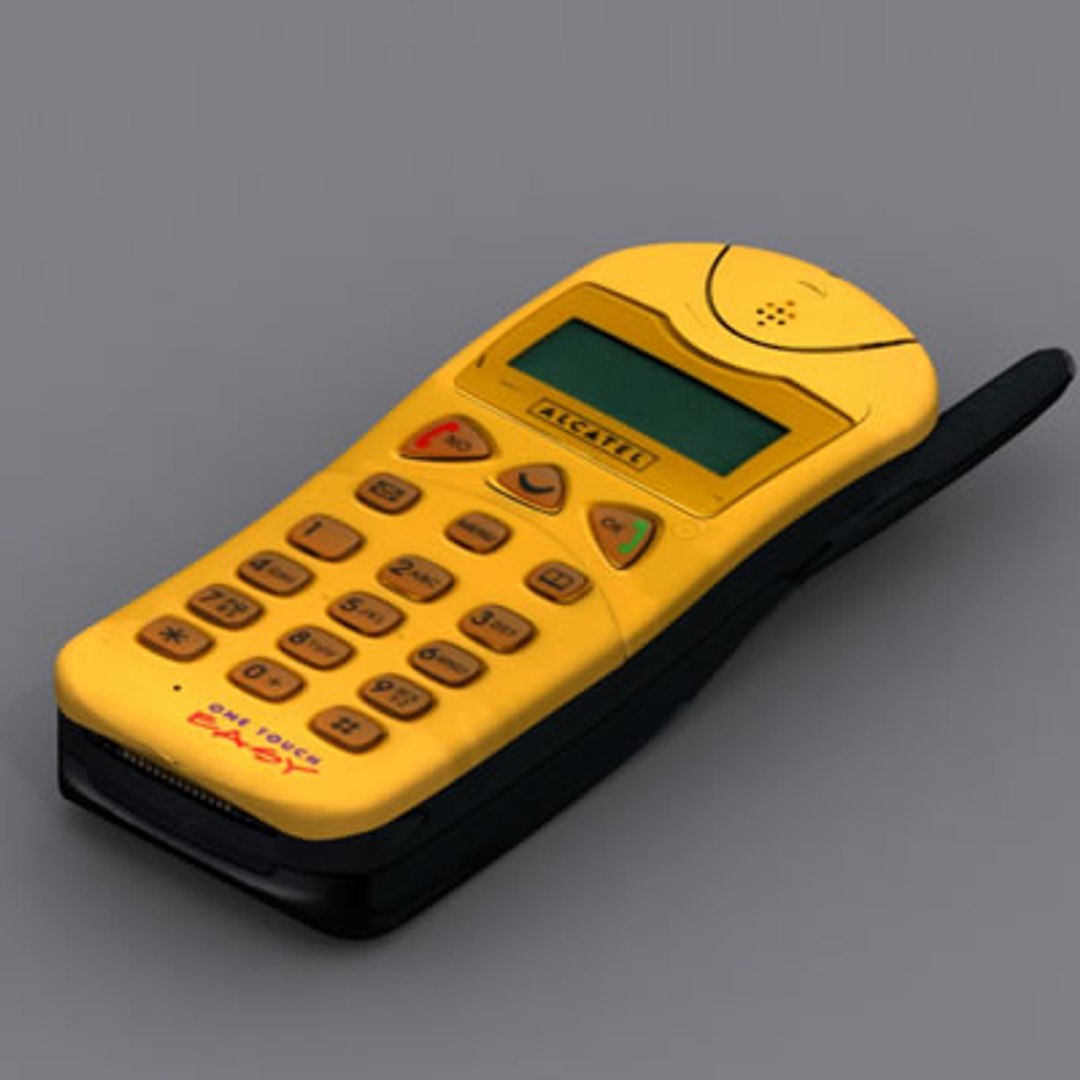 3d Model Alcatel Touch Easy Cellular Phone