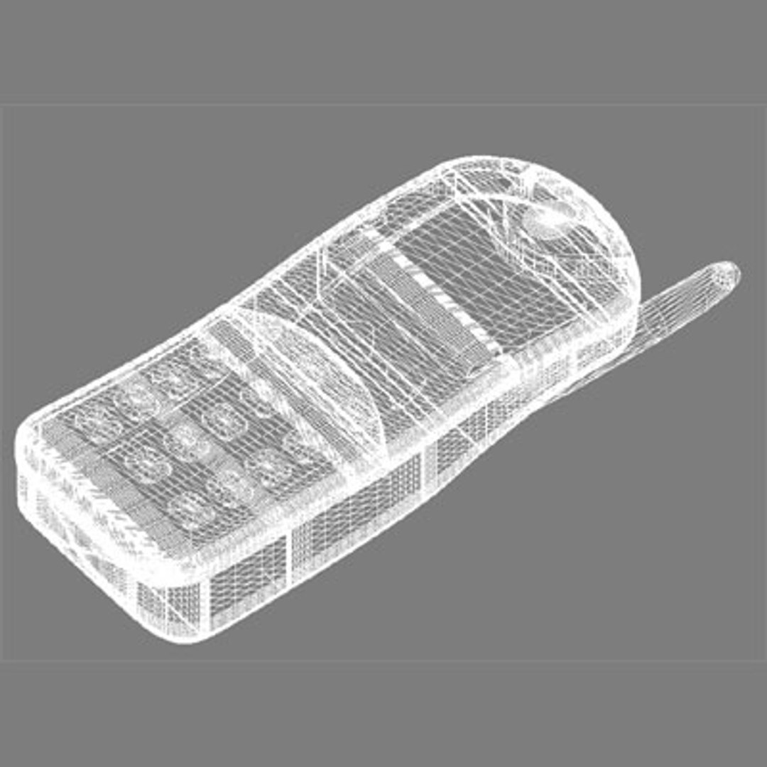 3d Model Alcatel Touch Easy Cellular Phone