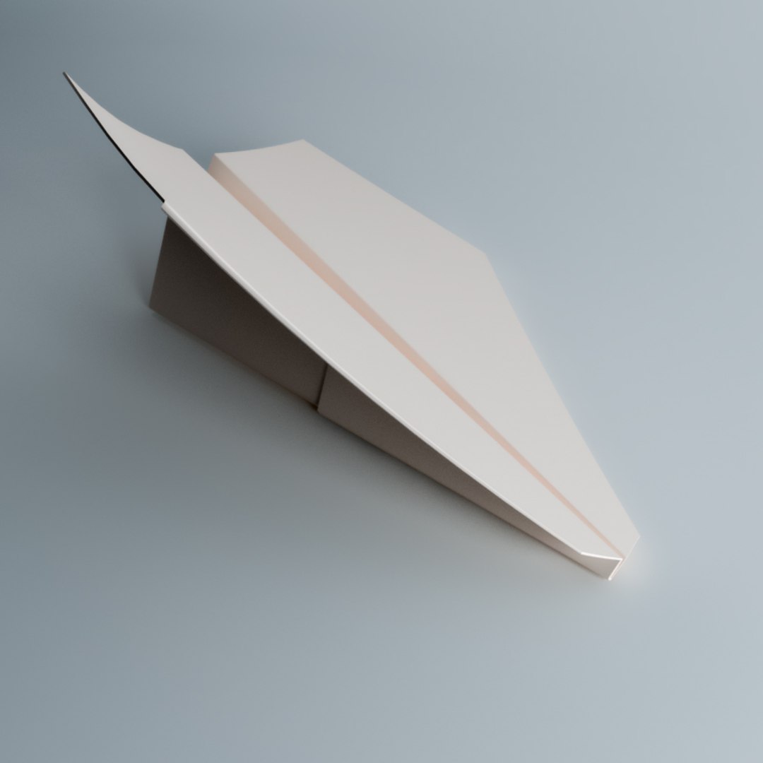 Paper Plane 3d Max