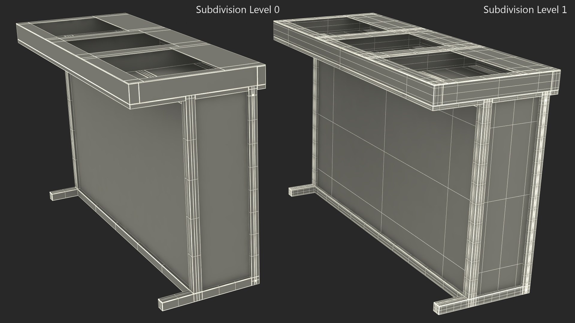DJ Stand With Blue Lighting 3D Model - TurboSquid 2206580