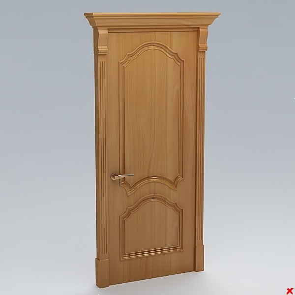 3ds max door
